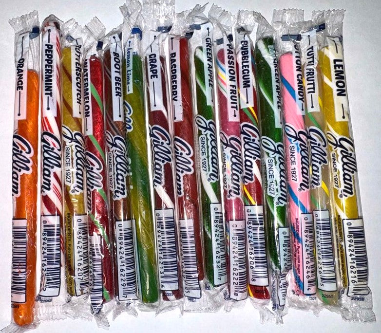 Hard Candy Sticks – Furlongs Candies